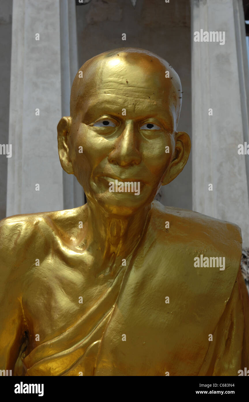 Golden Monk, Thailand Stock Photo - Alamy