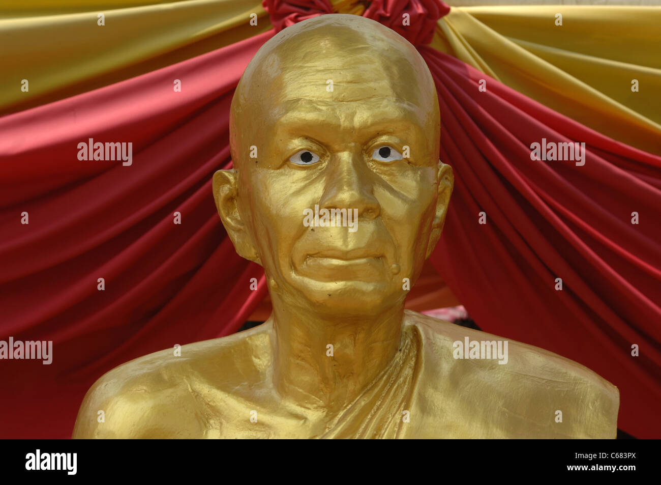 Golden Monk, Thailand Stock Photo - Alamy