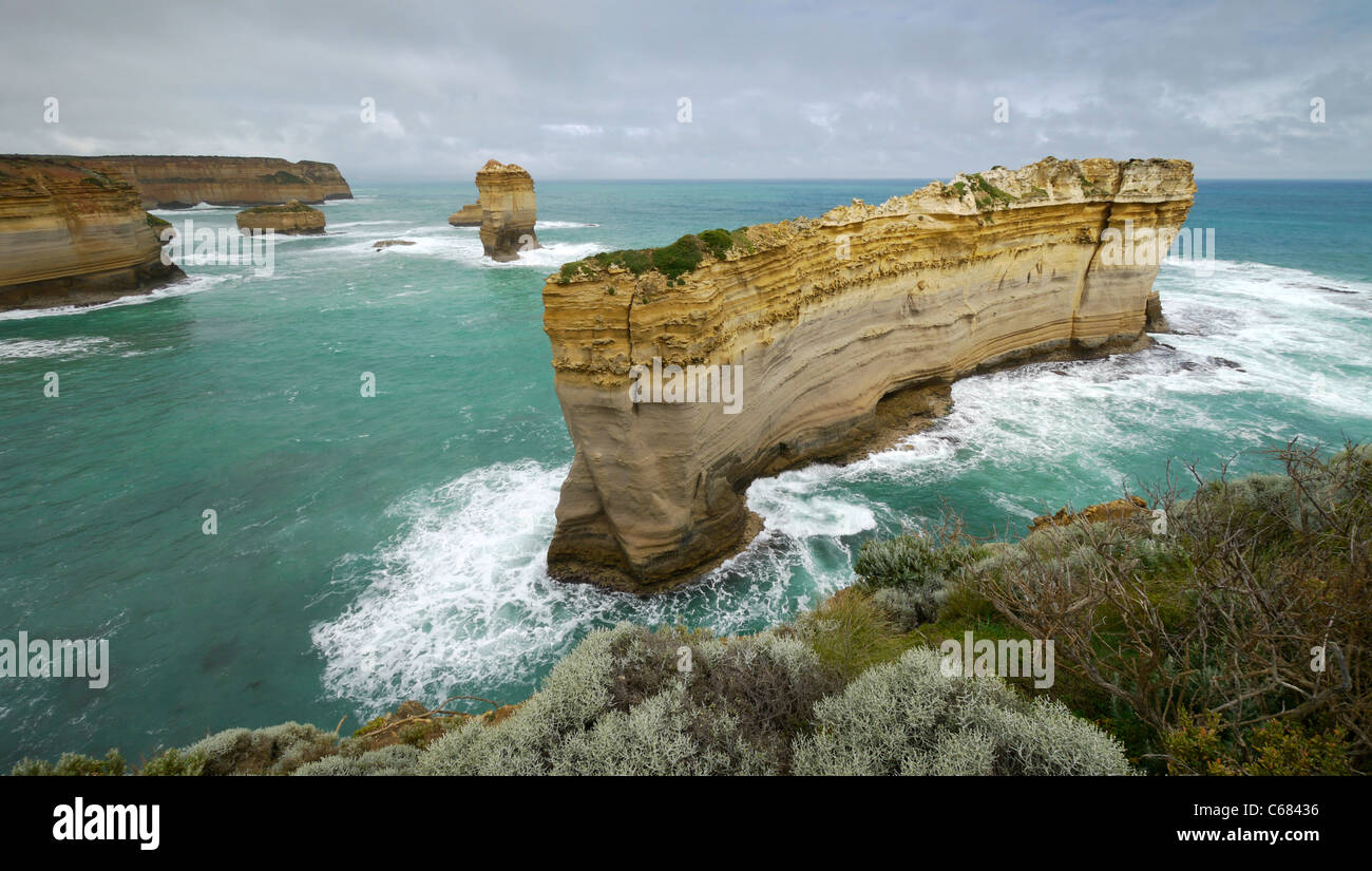 Rock formation at Loch Ard Gorge, Port Campbell National Park, Victoria ...