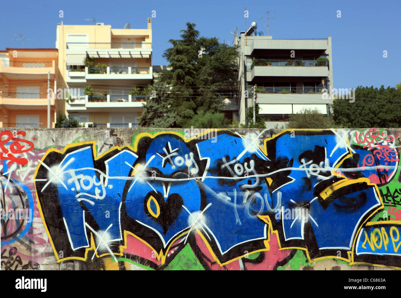 Graffiti athens hi-res stock photography and images - Alamy