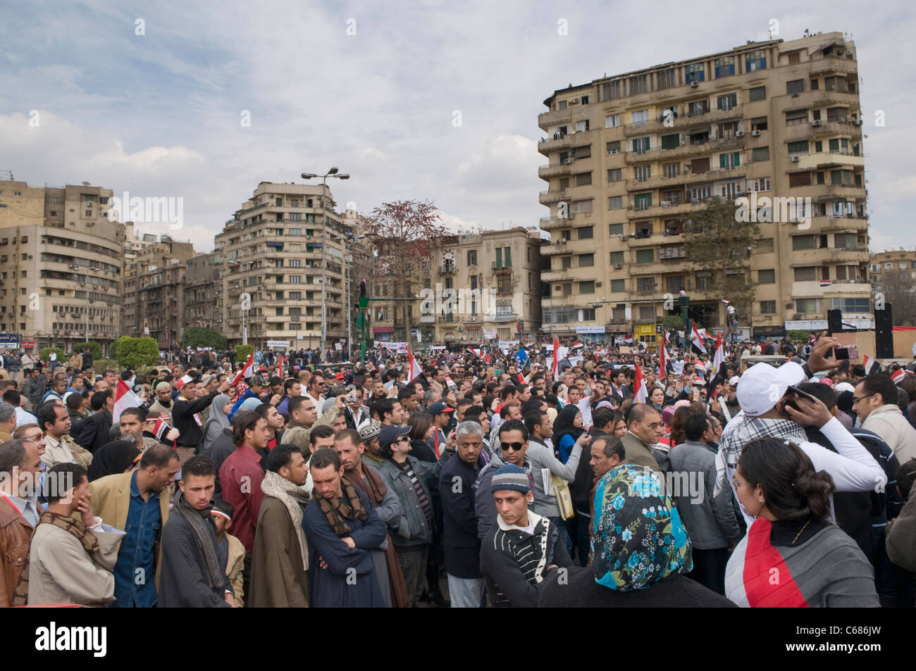 Tahrir Square March 2011 Stock Photo - Alamy