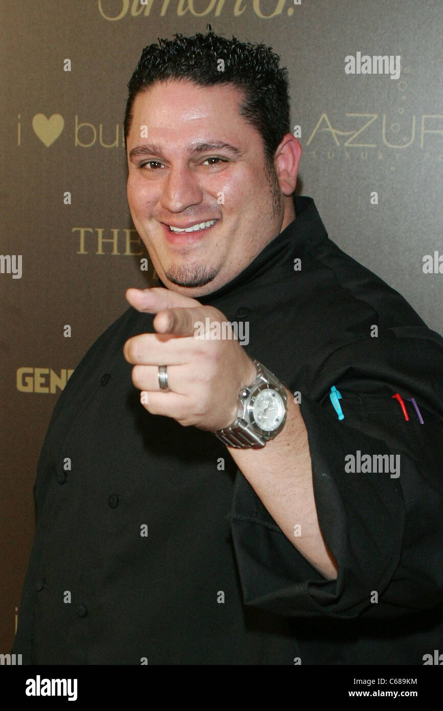 Chef Adam Crisafulli at arrivals for Simon G. Jewelry Summer Soiree at ...
