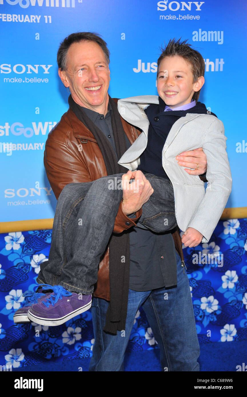 Dennis Dugan, Griffin Alexander Gluck at arrivals for JUST GO WITH IT ...