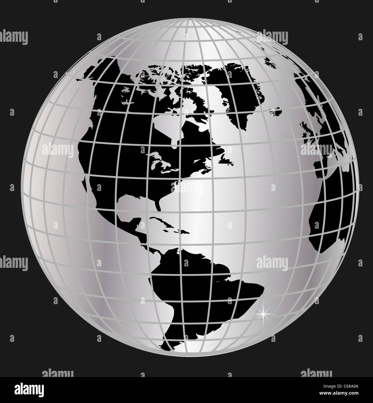 3D globe planet earth Stock Photo - Alamy