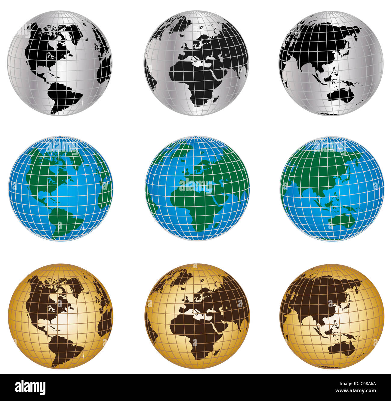 3d globe planet earth hi-res stock photography and images - Alamy
