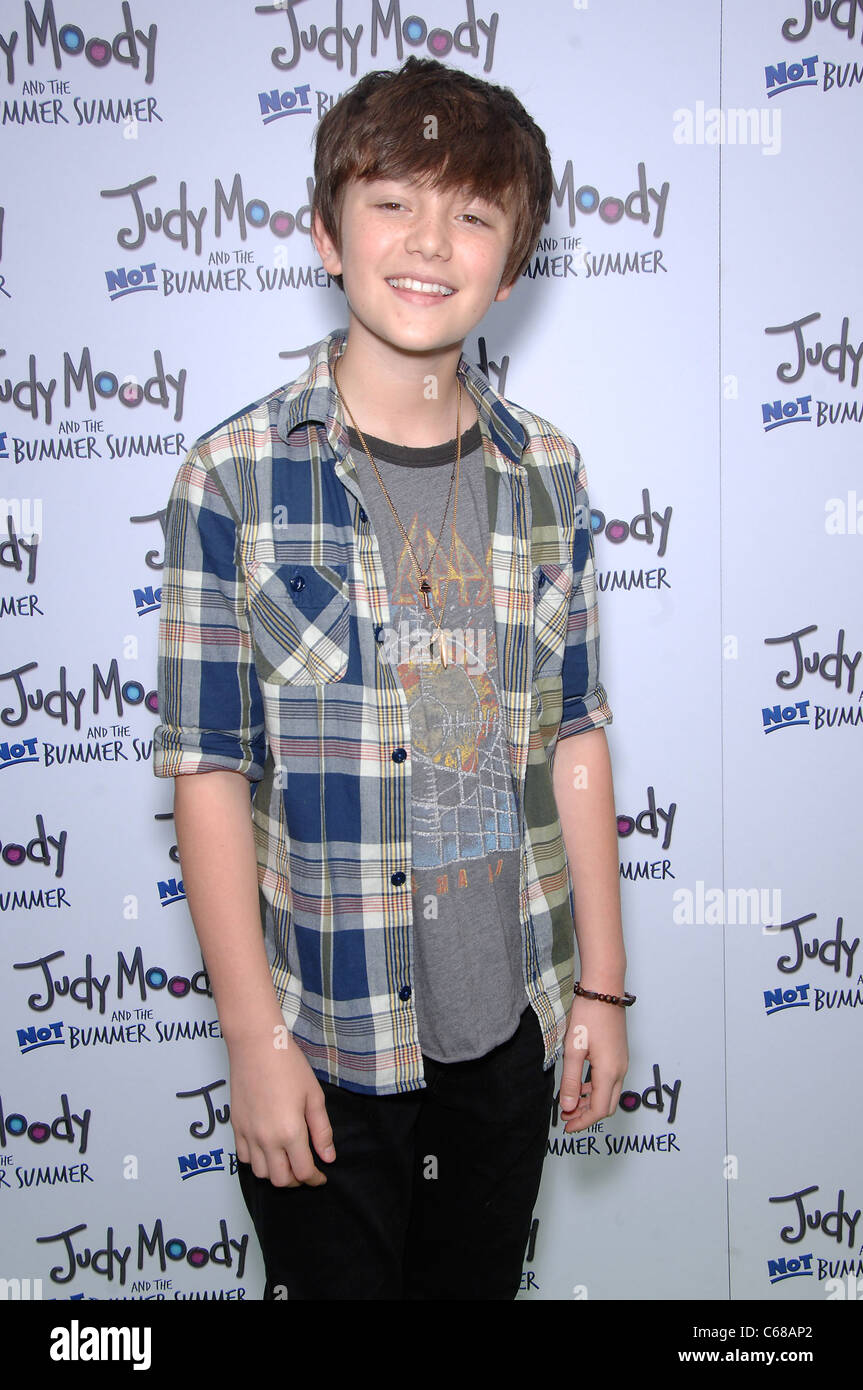 Greyson Chance at arrivals for JUDY MOODY AND THE NOT BUMMER SUMMER ...