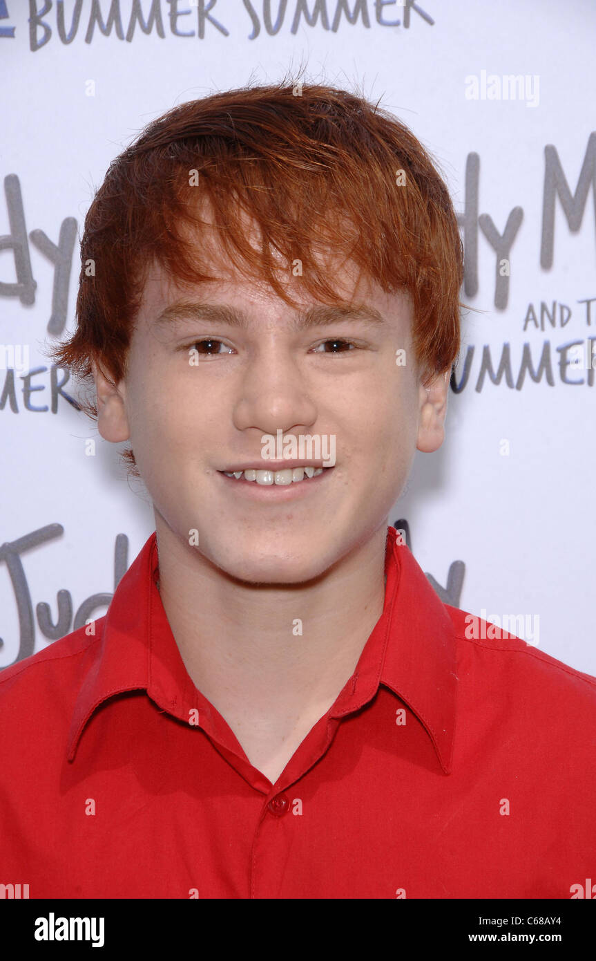 Justin Tinucci at arrivals for JUDY MOODY AND THE NOT BUMMER SUMMER ...