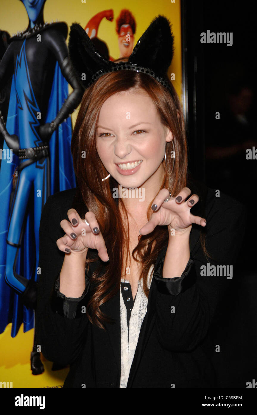 Samantha Droke at arrivals for MEGAMIND Premiere, Grauman's Chinese ...