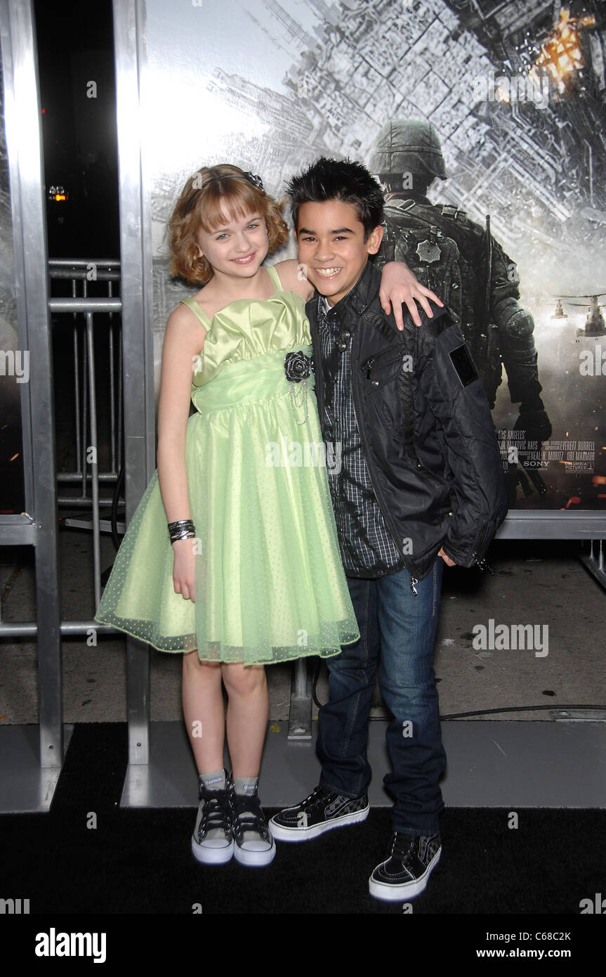 Joey King, Bryce Cass at arrivals for BATTLE: LOS ANGELES Premiere ...