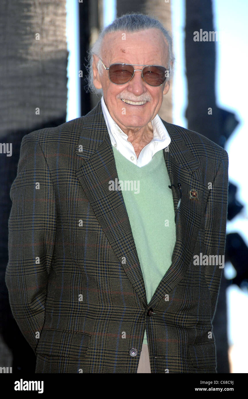Stan Lee at the induction ceremony for Star on the Hollywood Walk of ...