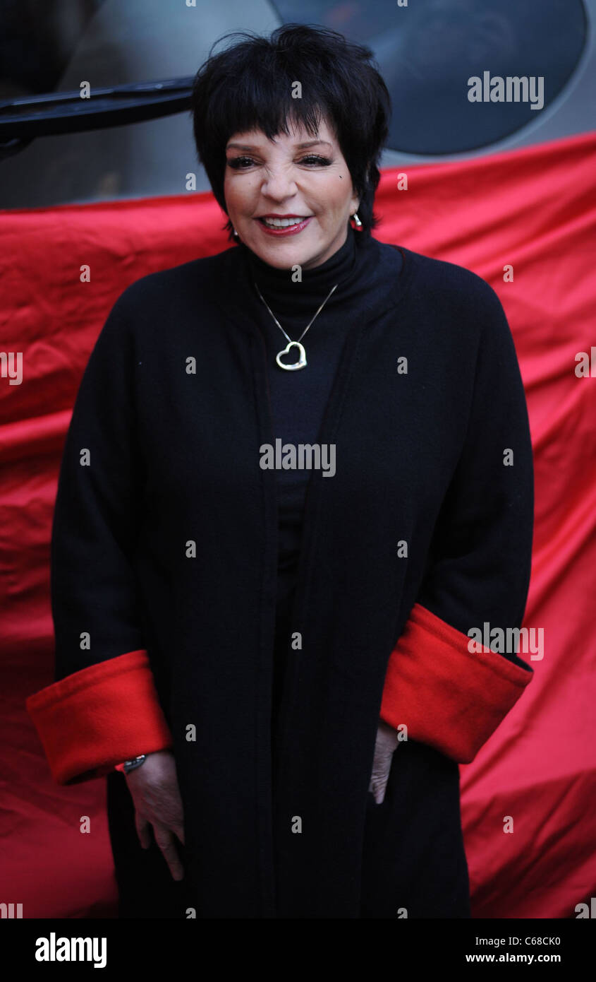 Liza Minnelli at a public appearance for Gray Line Tour Bus Ride of ...