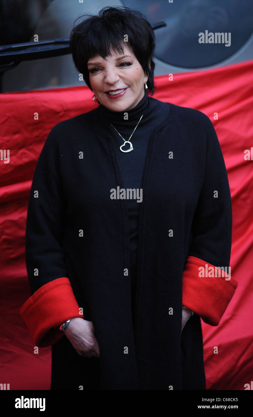 Liza Minnelli at a public appearance for Gray Line Tour Bus Ride of ...