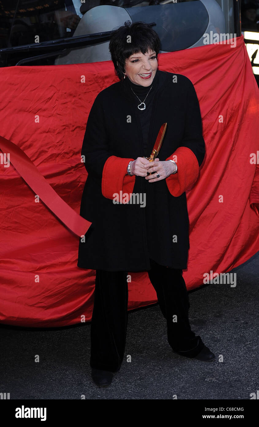 Liza Minnelli at a public appearance for Gray Line Tour Bus Ride of ...