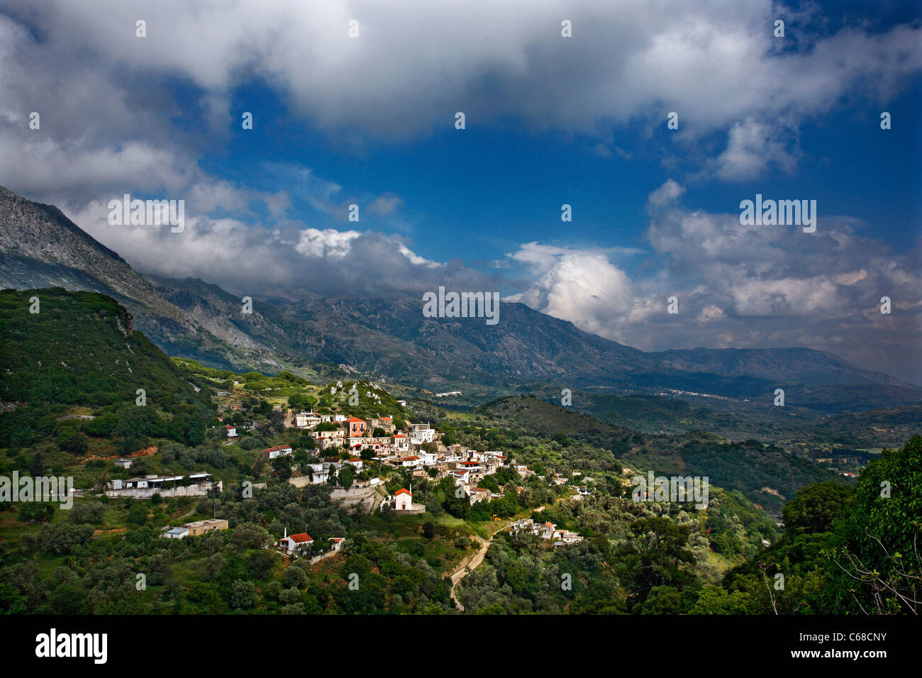 The village of amari hi-res stock photography and images - Alamy