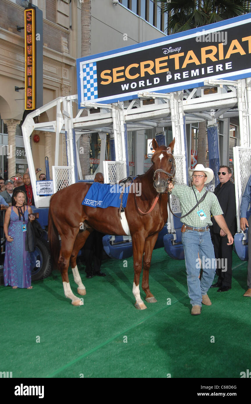 Trolley Boy at arrivals for SECRETARIAT World Premiere, El Capitan ...