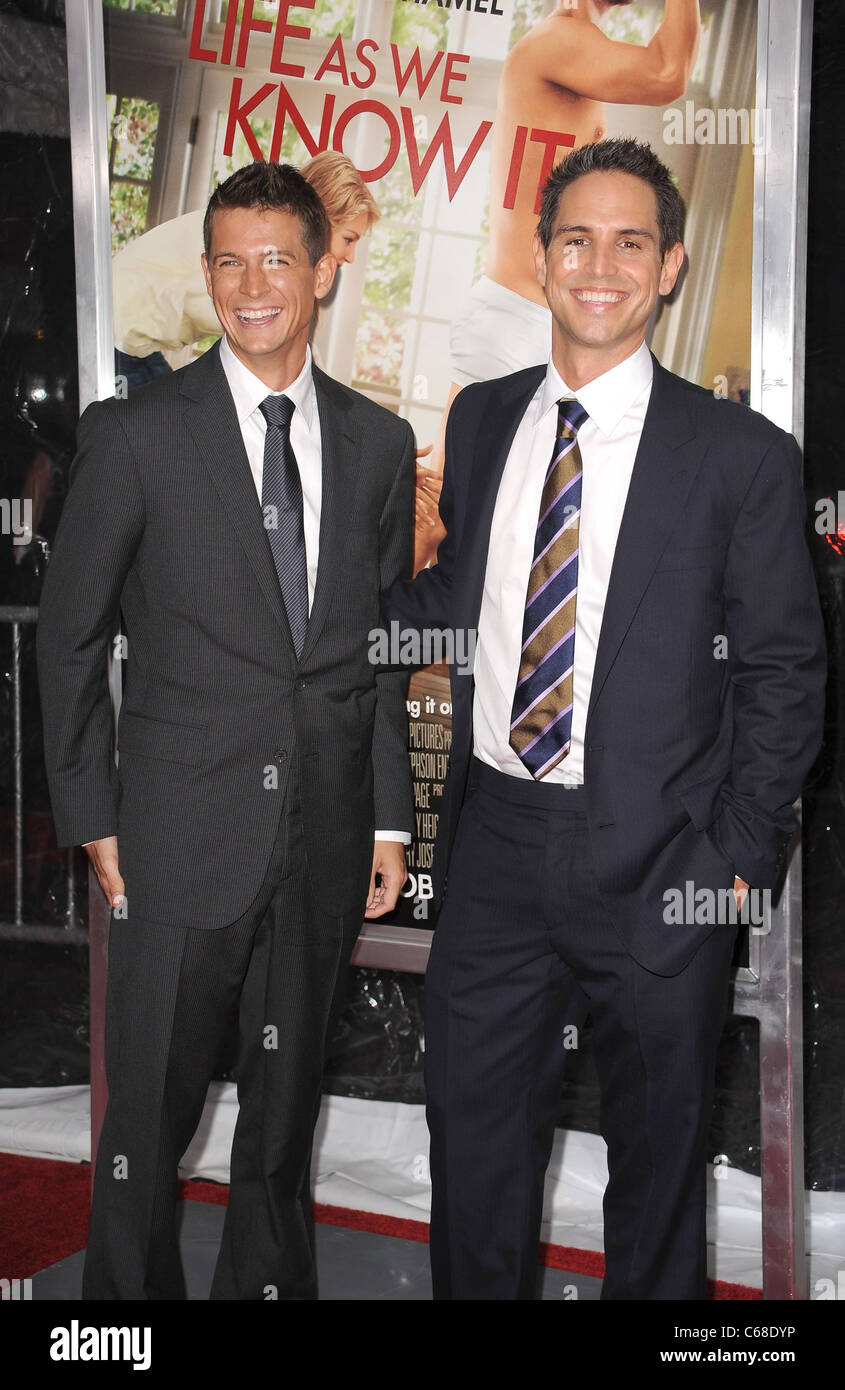 Brian Young, boyfriend, Greg Berlanti at arrivals for LIFE AS WE KNOW ...