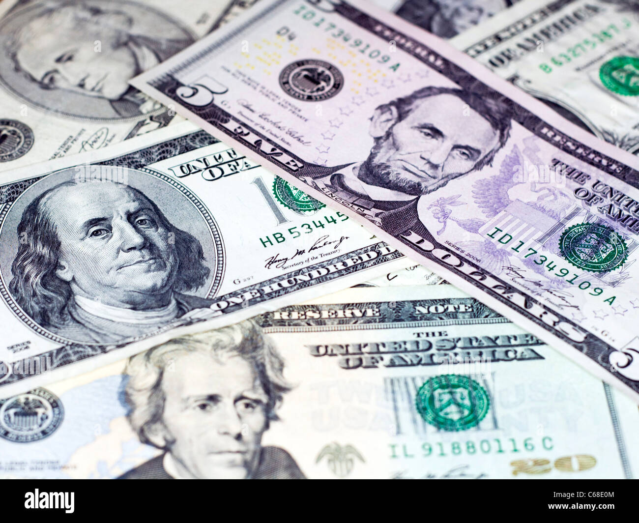 Banknotes of United States of America Stock Photo - Alamy