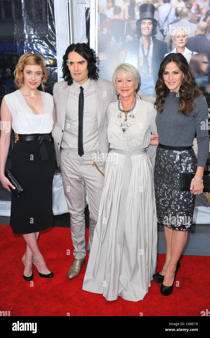 Greta Gerwig, Russell Brand, Helen Mirren, Jennifer Garner at arrivals ...
