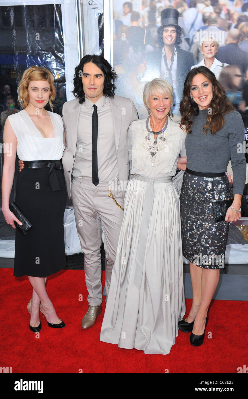 Greta Gerwig, Russell Brand, Helen Mirren, Jennifer Garner at arrivals ...