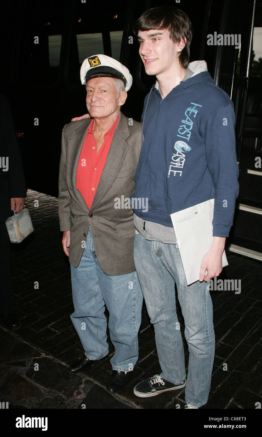 Hugh Hefner, Marston Hefner in attendance for Hugh Hefner and Marston ...