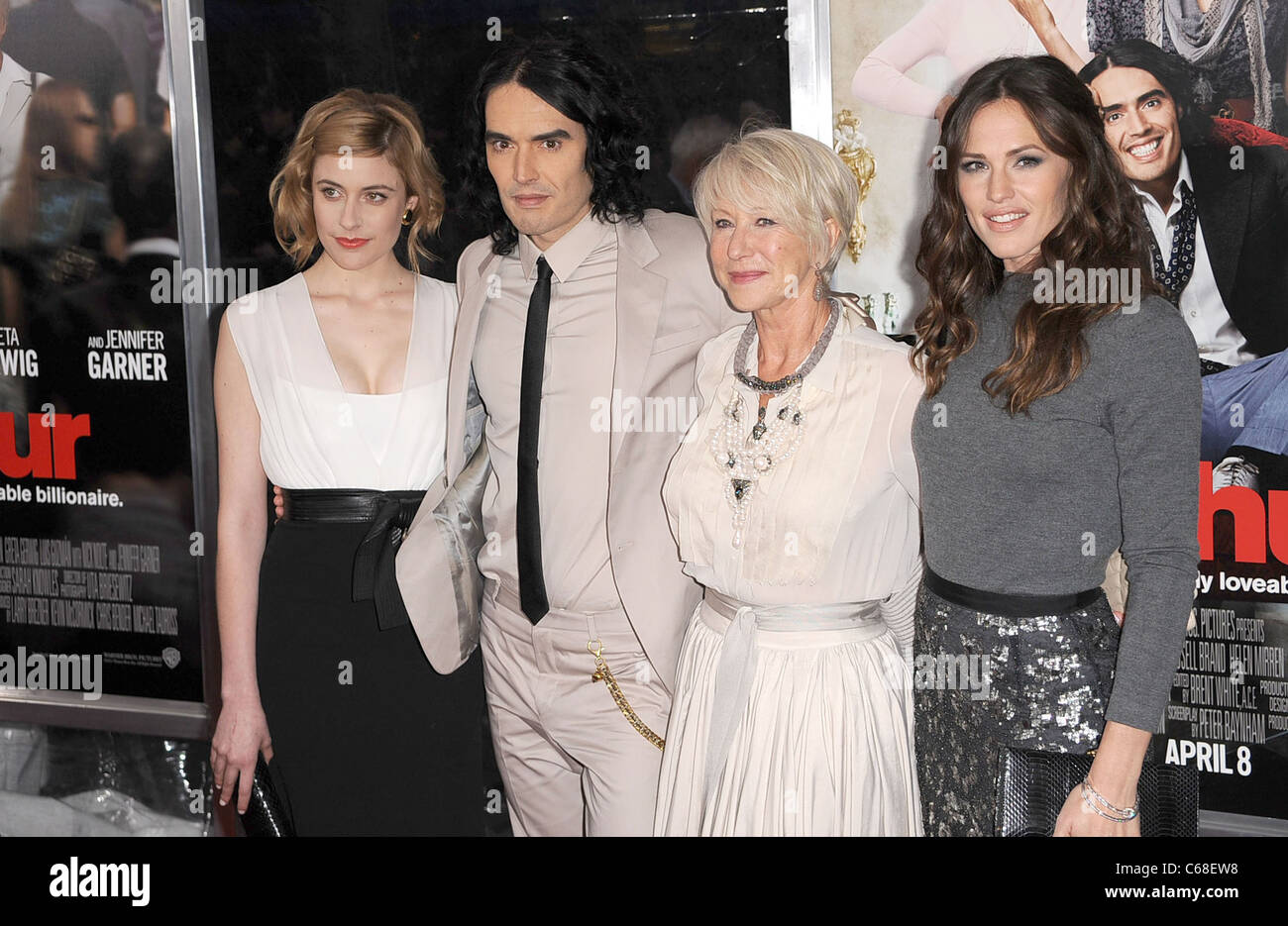 Greta Gerwig, Russell Brand, Helen Mirren, Jennifer Garner at arrivals ...