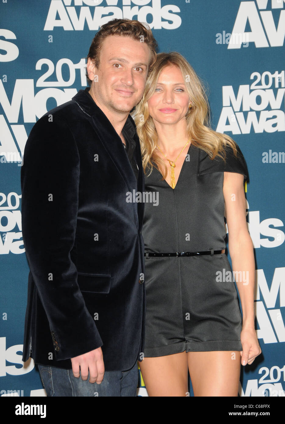 Jason Segel, Cameron Diaz in the press room for The 20th Annual MTV ...