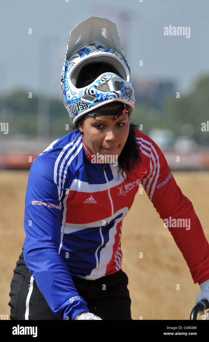 Shanaze Reade (GBR). UCI BMX Supercross World Cup. Part of the London ...