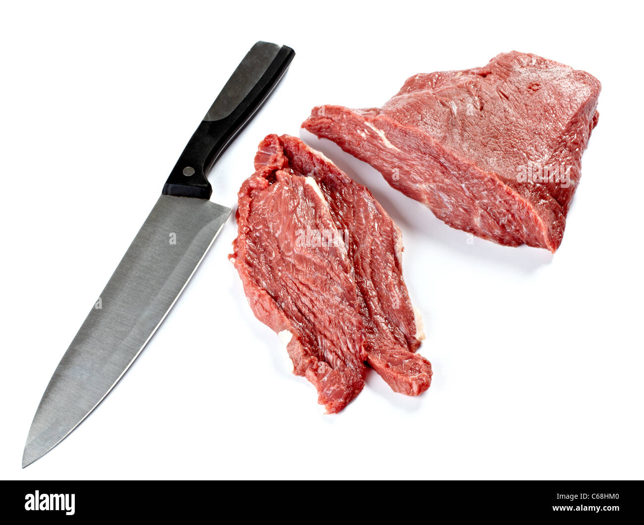 Raw fresh meat cut Cut Out Stock Images & Pictures - Alamy