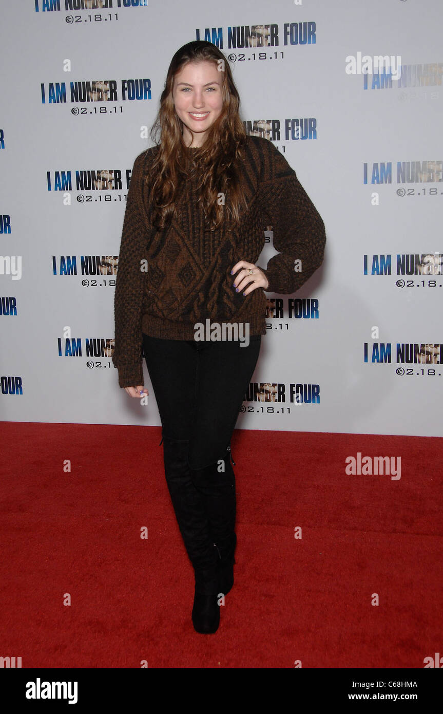 Jordan Monaghan at arrivals for I AM NUMBER FOUR Premiere, Village ...