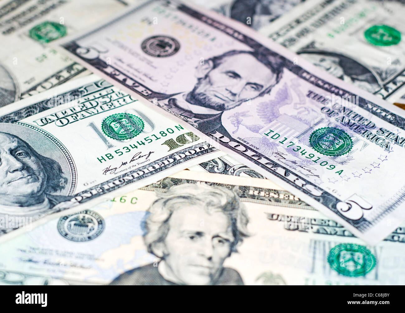 Banknotes of United States of America Stock Photo - Alamy