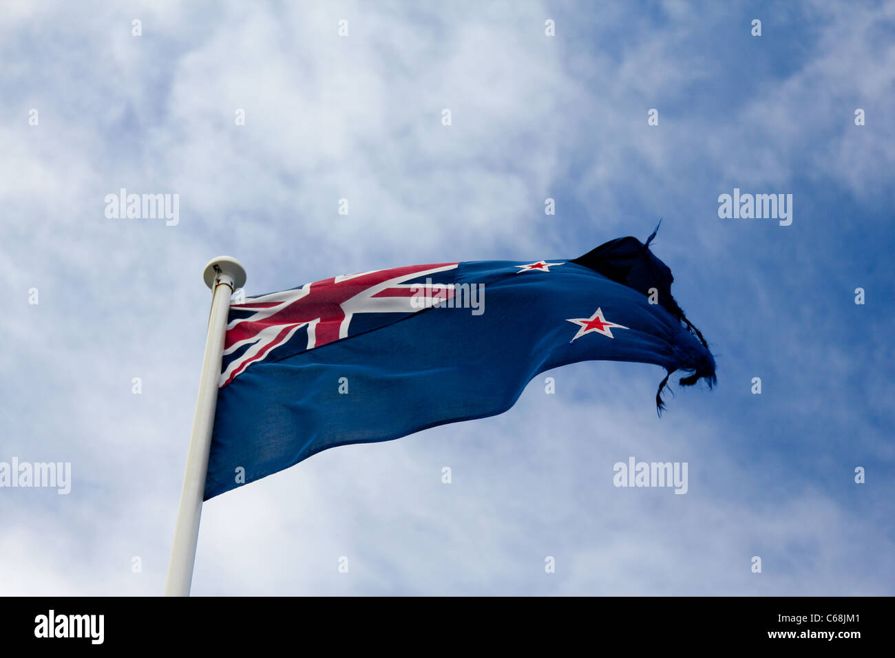 New zealand flag banner hi-res stock photography and images - Alamy