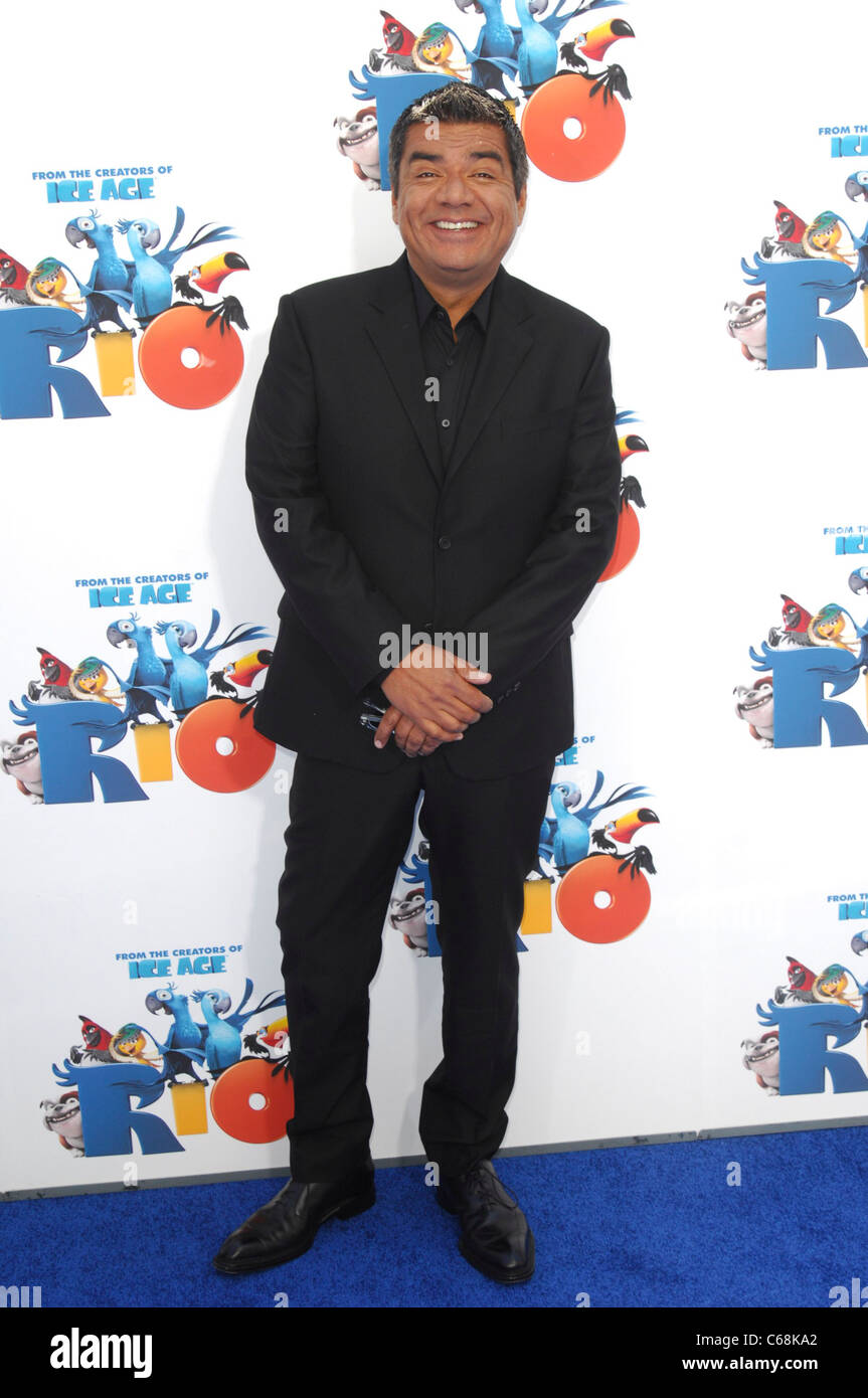 George Lopez at arrivals for RIO Premiere, Grauman's Chinese Theatre ...
