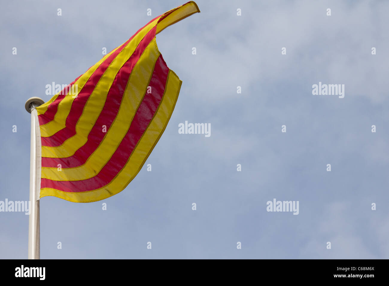 Catalan flag Stock Photo - Alamy