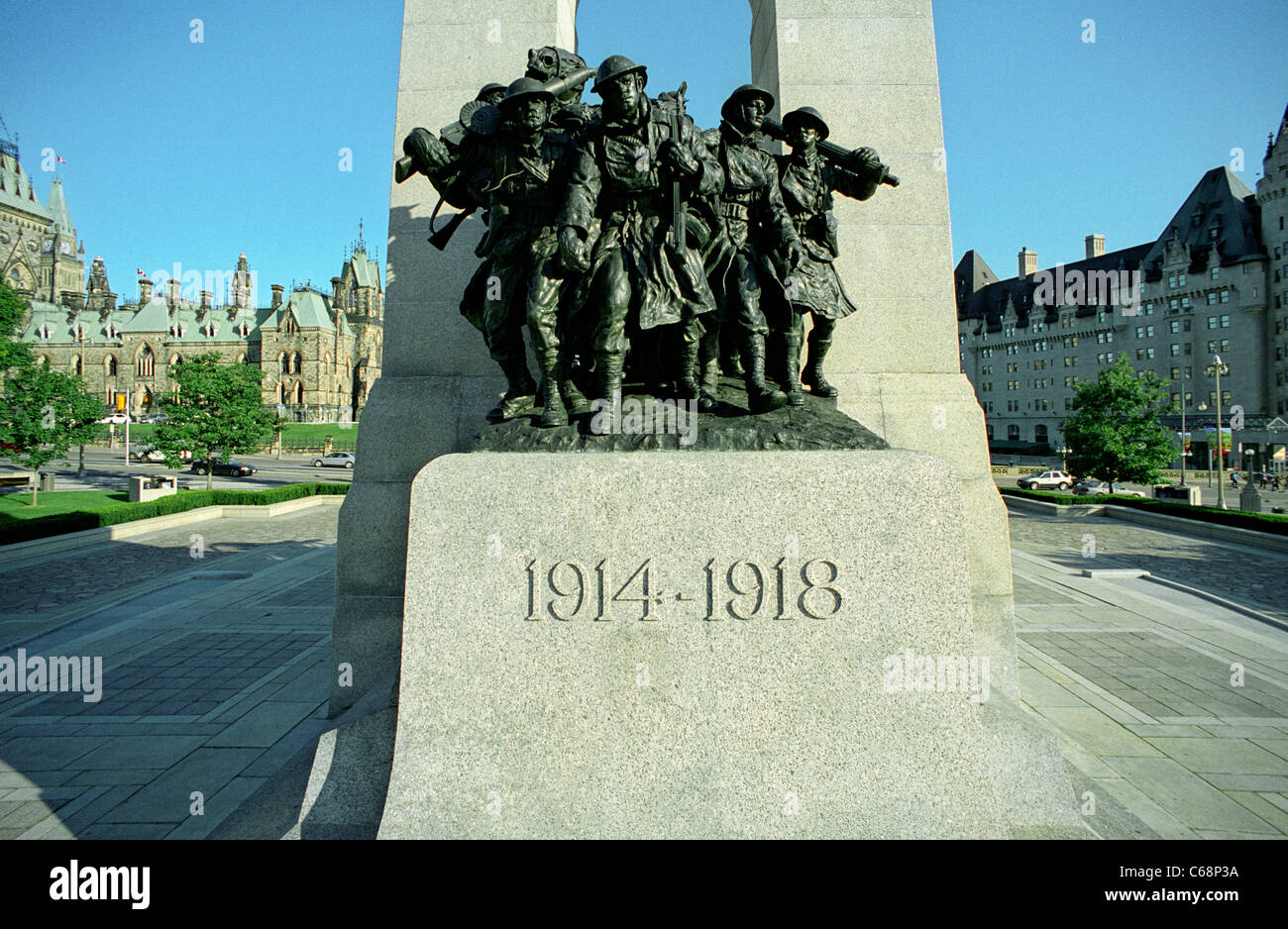 Canada. The National War Memorial, Ottawa, Ontario, Canada. The Memorial also known as the ...