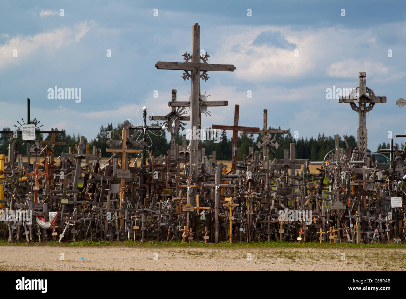 Hill Of Crosses, Lithuania Stock Photo - Alamy