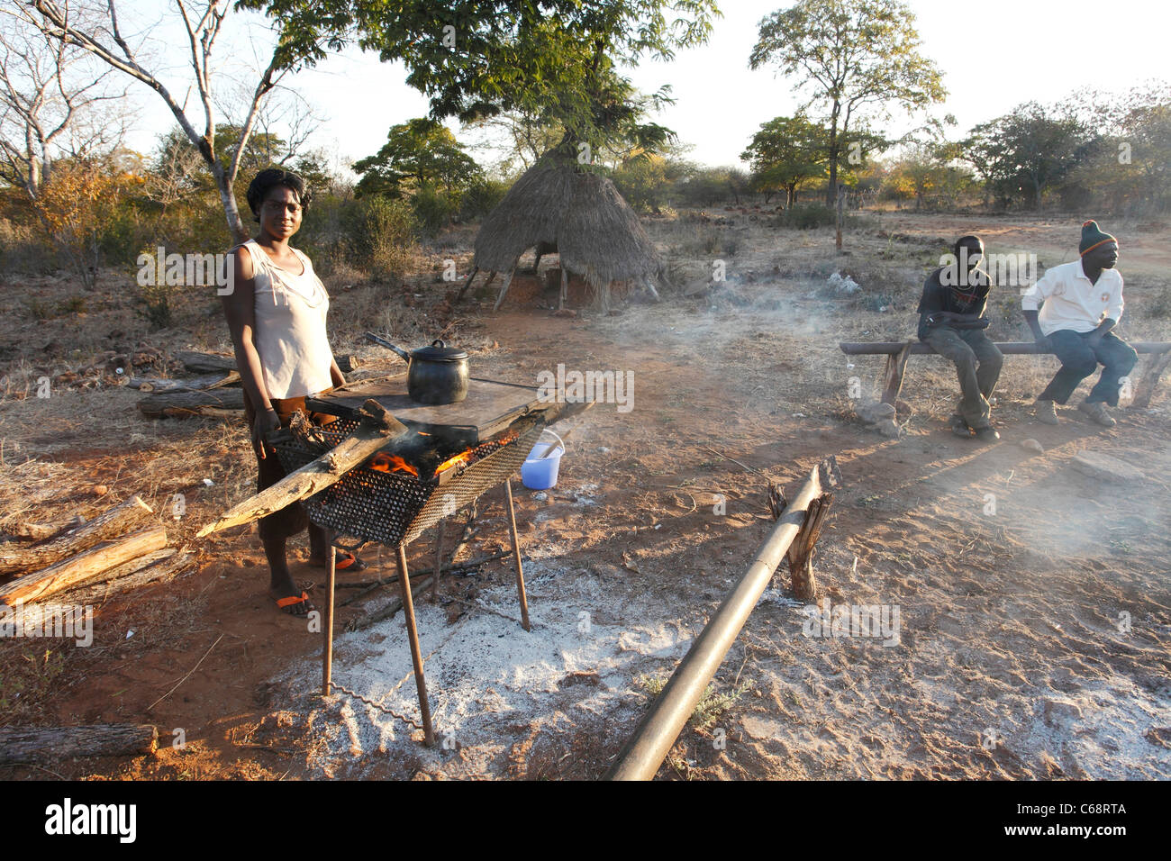 Village Firewood African High Resolution Stock Photography and Images ...