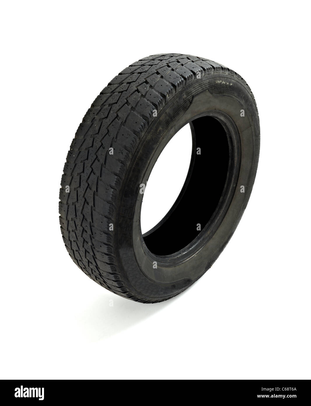 Close up winter tire Cut Out Stock Images & Pictures - Alamy