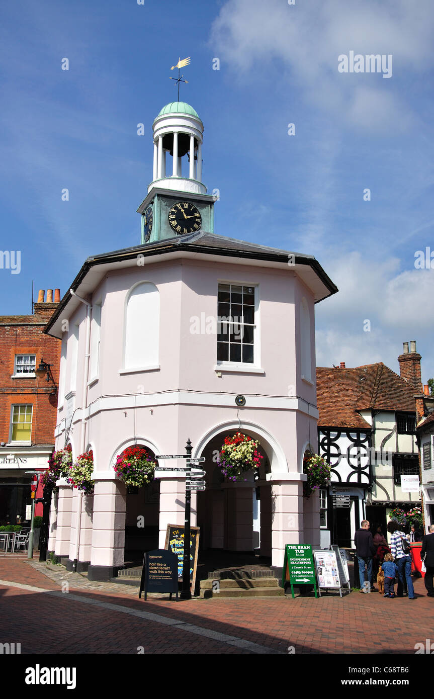 The 'Pepperpot' Clock Tower, High Street, Godalming, Surrey, England ...