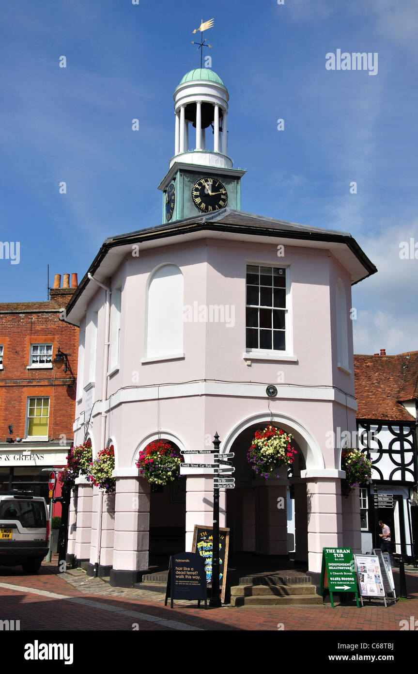 The 'Pepperpot' Clock Tower, High Street, Godalming, Surrey, England ...
