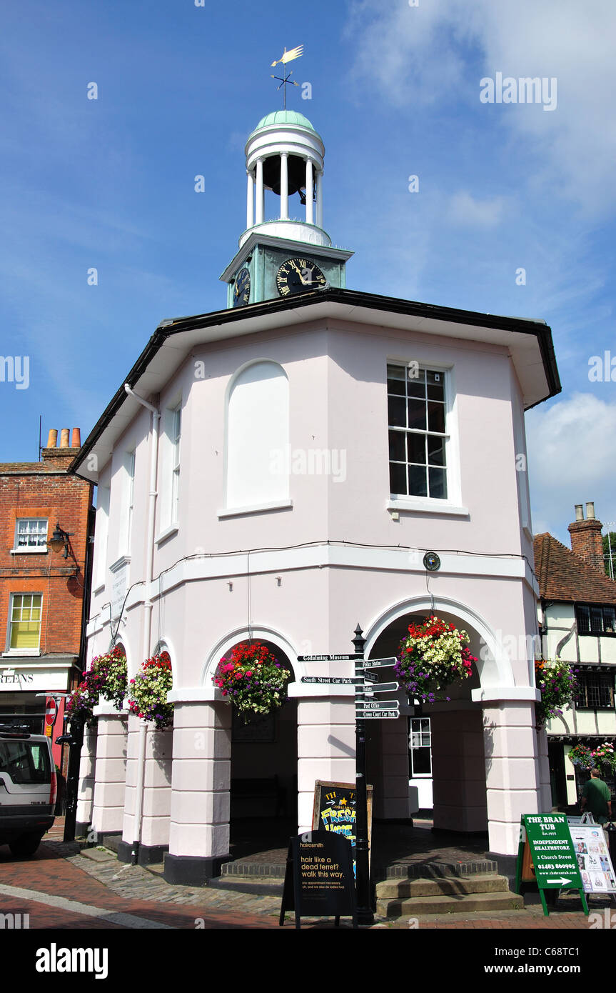 The 'Pepperpot' Clock Tower, High Street, Godalming, Surrey, England ...