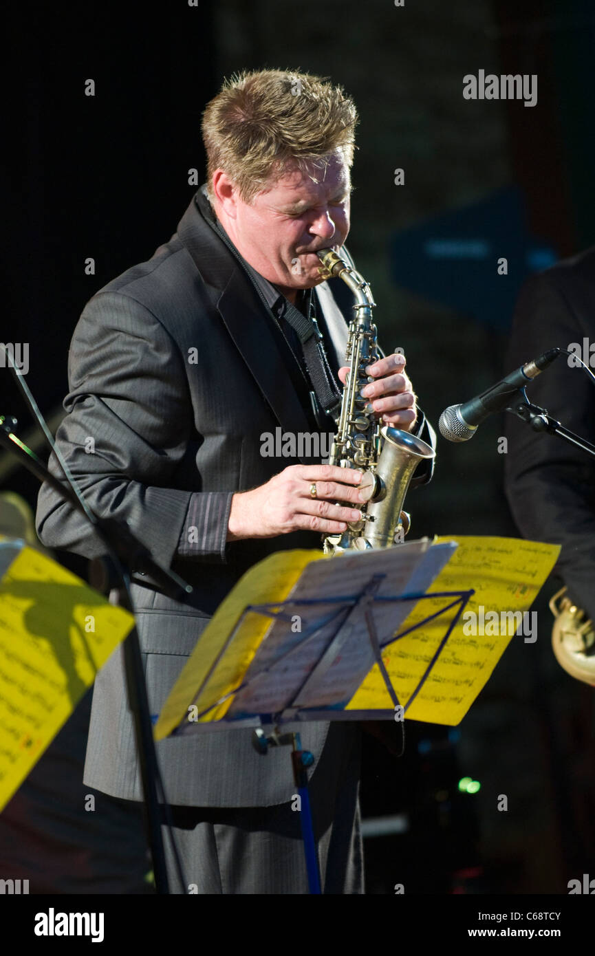 SAX APPEAL featuring five jazz saxophonists performing on stage at ...