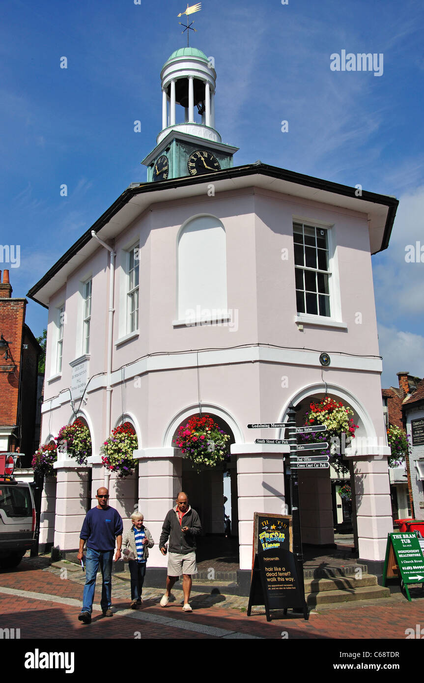 The 'Pepperpot' Clock Tower, High Street, Godalming, Surrey, England ...