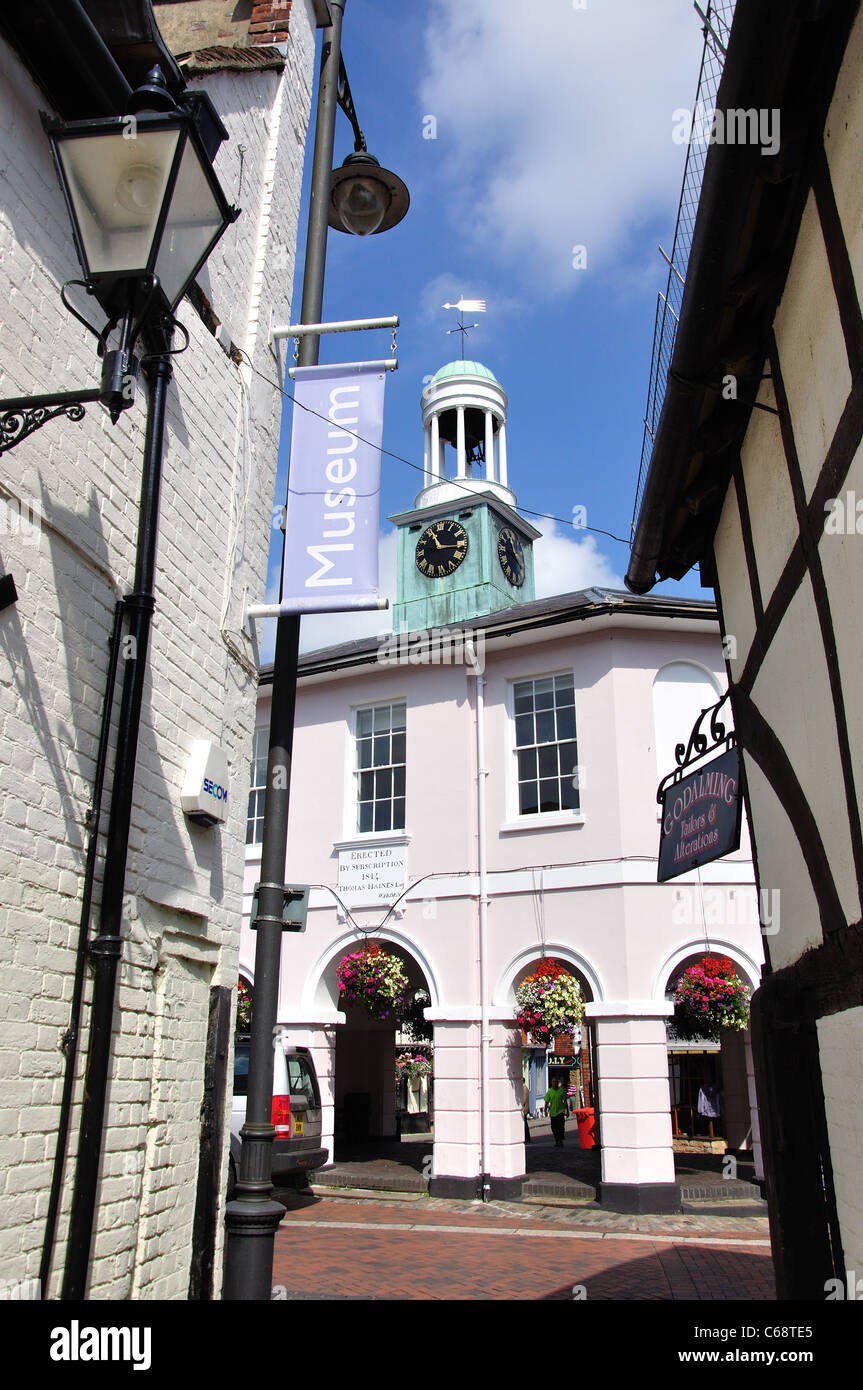 The 'Pepperpot' Clock Tower, High Street, Godalming, Surrey, England ...