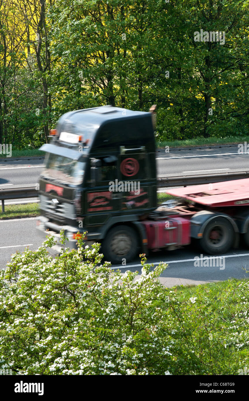 A1(M) Motorway near Doncaster Stock Photo - Alamy