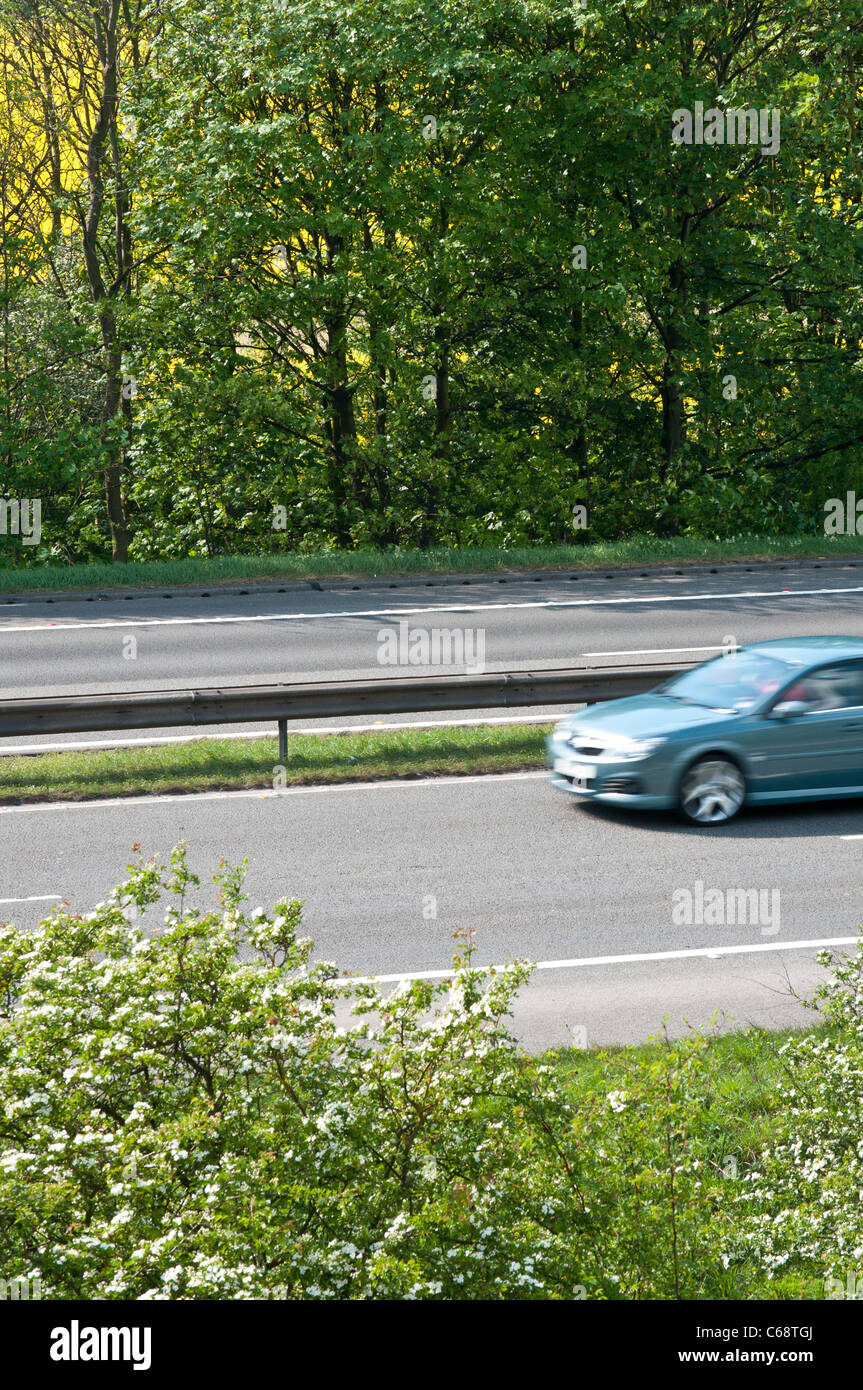 A1(M) Motorway near Doncaster Stock Photo - Alamy
