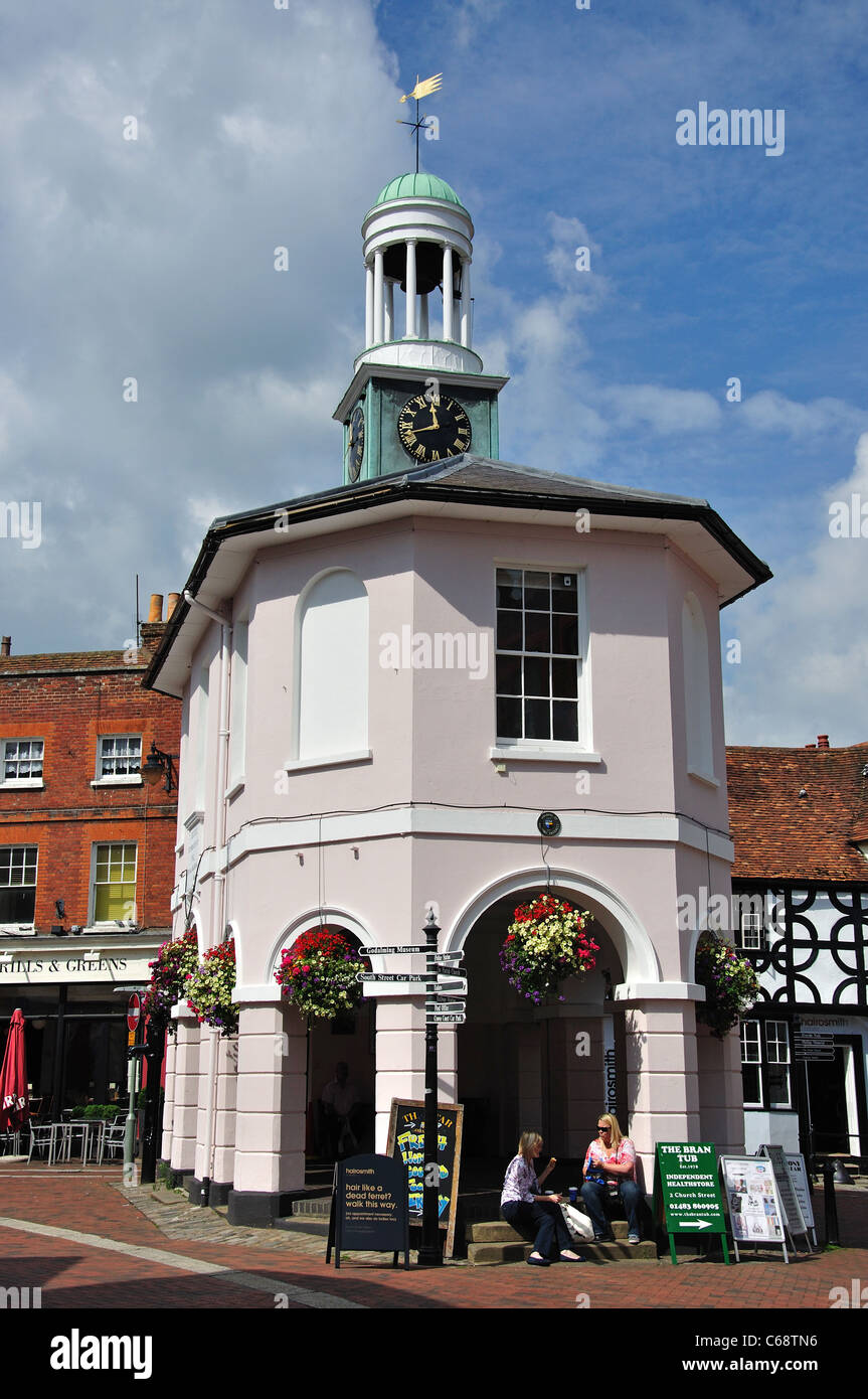 The 'Pepperpot' Clock Tower, High Street, Godalming, Surrey, England ...