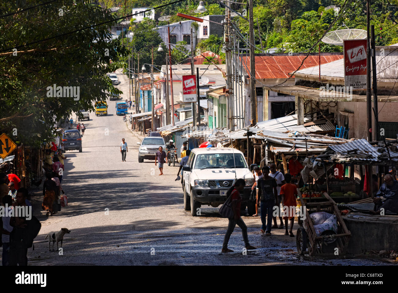 Street scene, Baucau, Timor-Leste (East Timor), Asia Stock Photo - Alamy