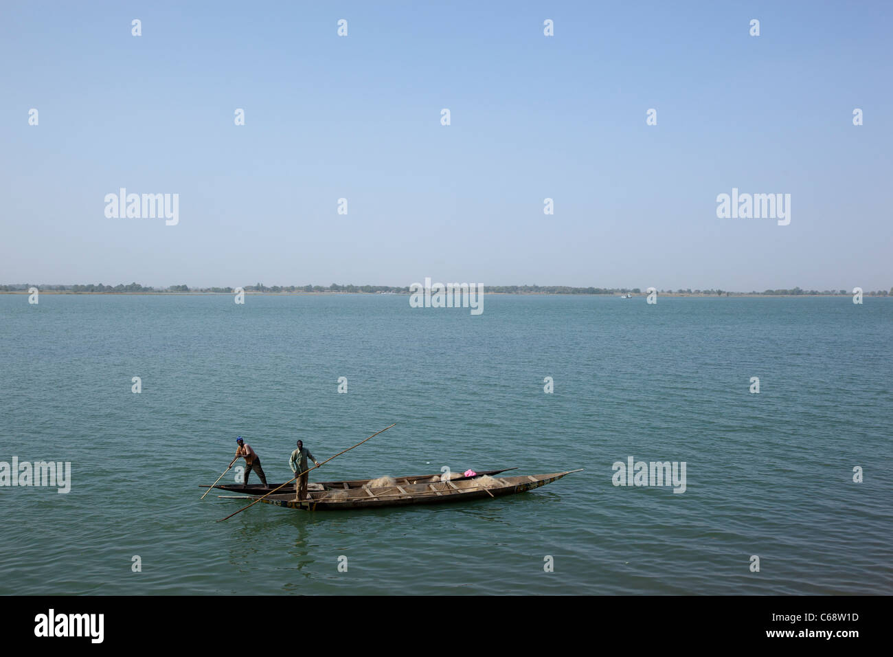 Boats on niger river in hi-res stock photography and images - Alamy
