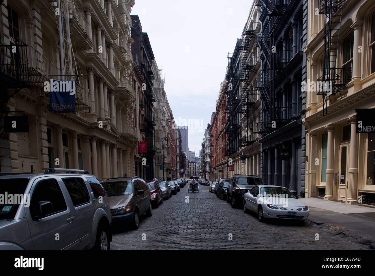 Street in Soho New York Stock Photo - Alamy