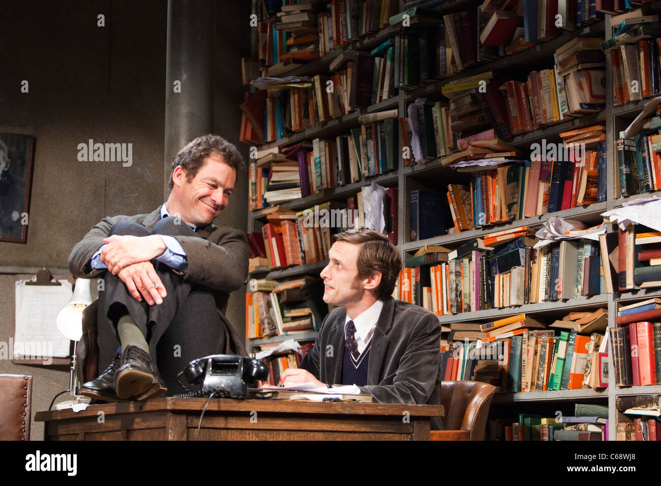 Actor Dominic West stars in Butley at the Duchess Theatre, London, UK ...